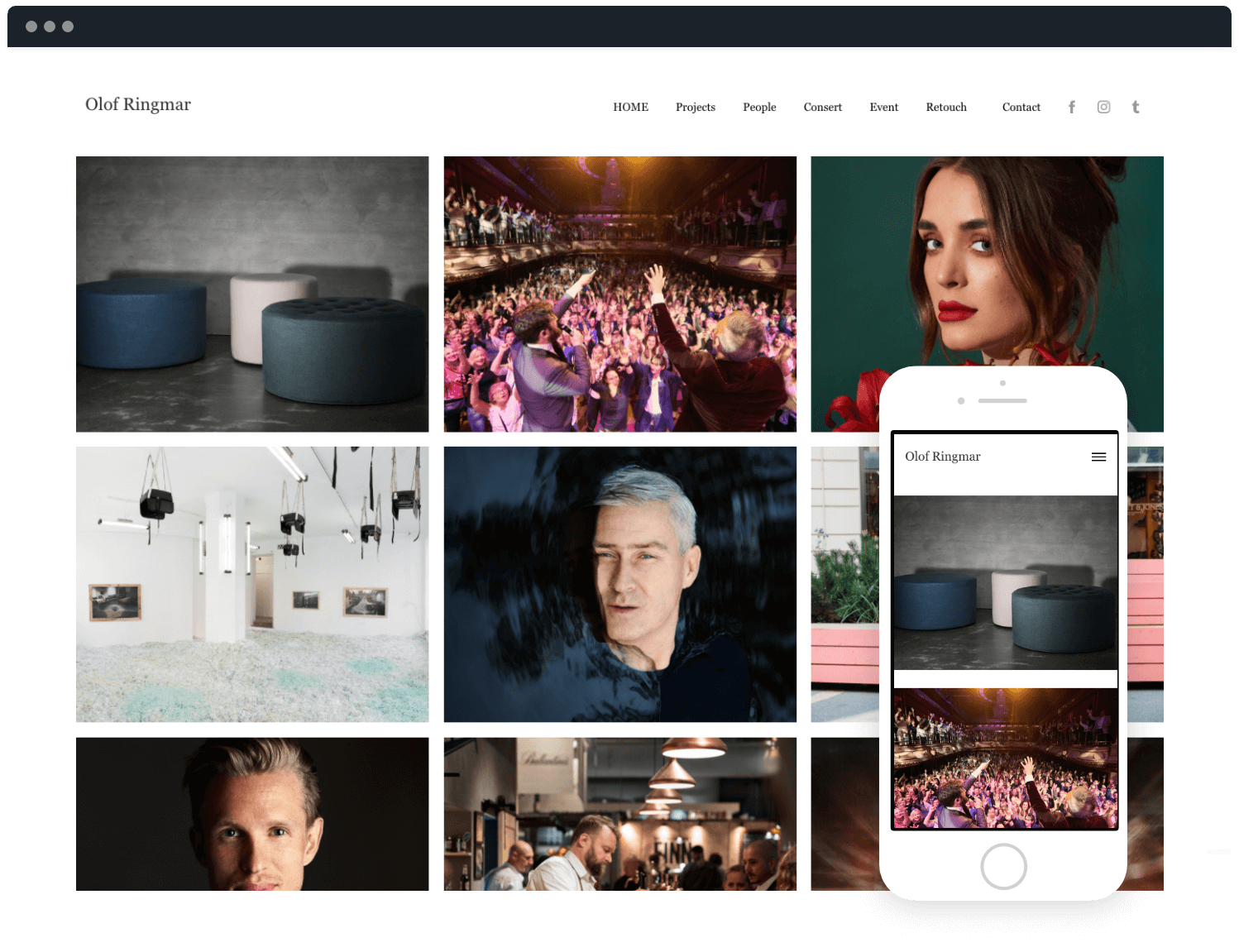 Create a beautiful photography website in minutes - Adobe Portfolio
